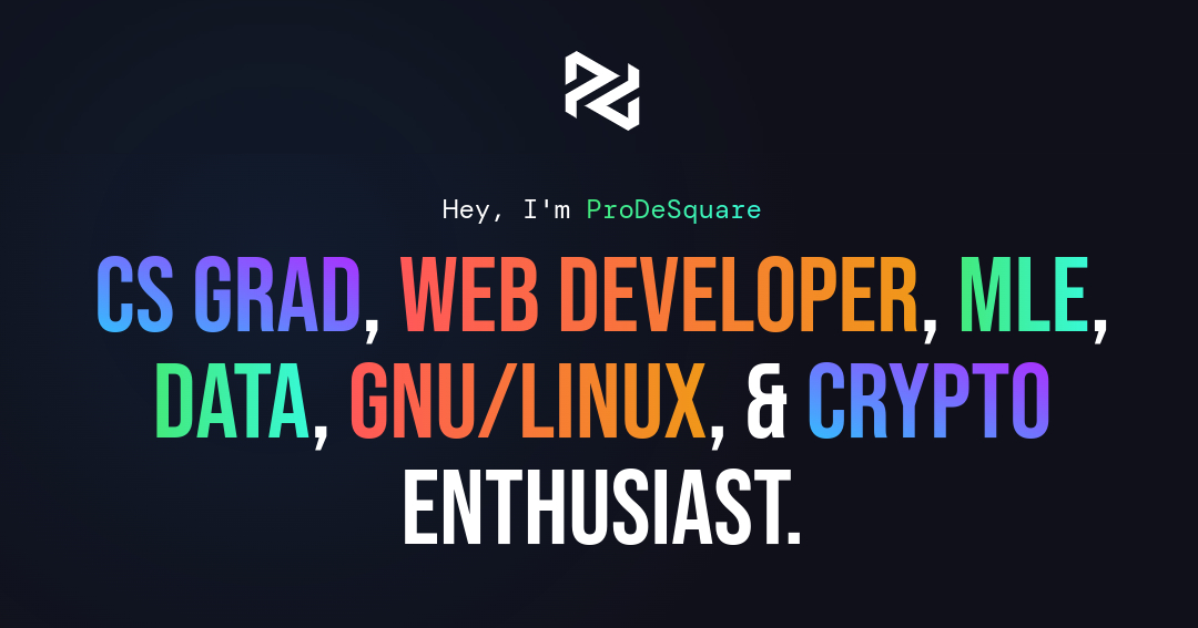 ProDeSquare | Hamza Mughal